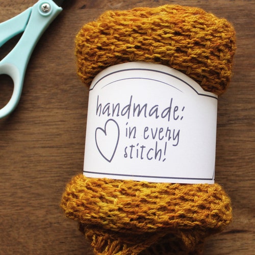 Handmade Love in Every Stitch Labels PRINT YOUR OWN | Etsy