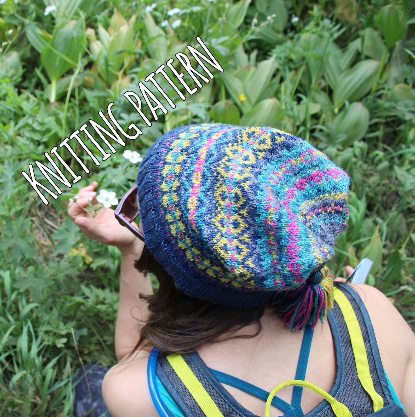 Fair Isle Hat KNITTING PATTERN Color Your Own Chart | Etsy