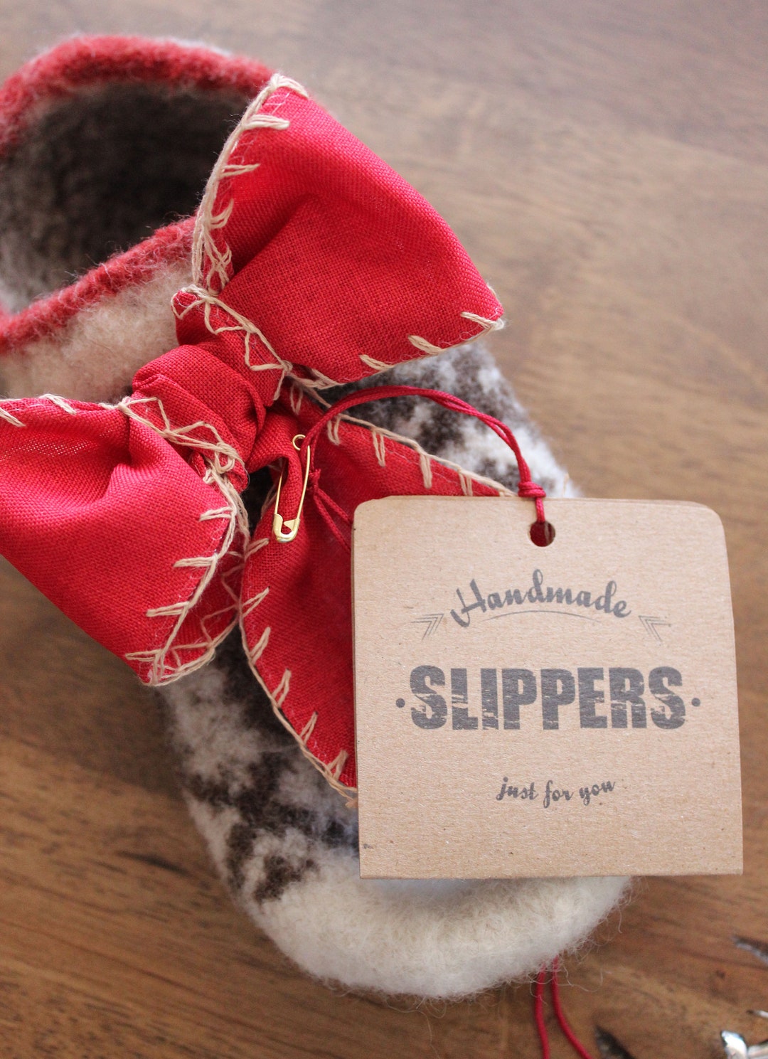 Slipper Tags - PRINT YOUR OWN, Printable Care Instructions, Sock Wrap ...
