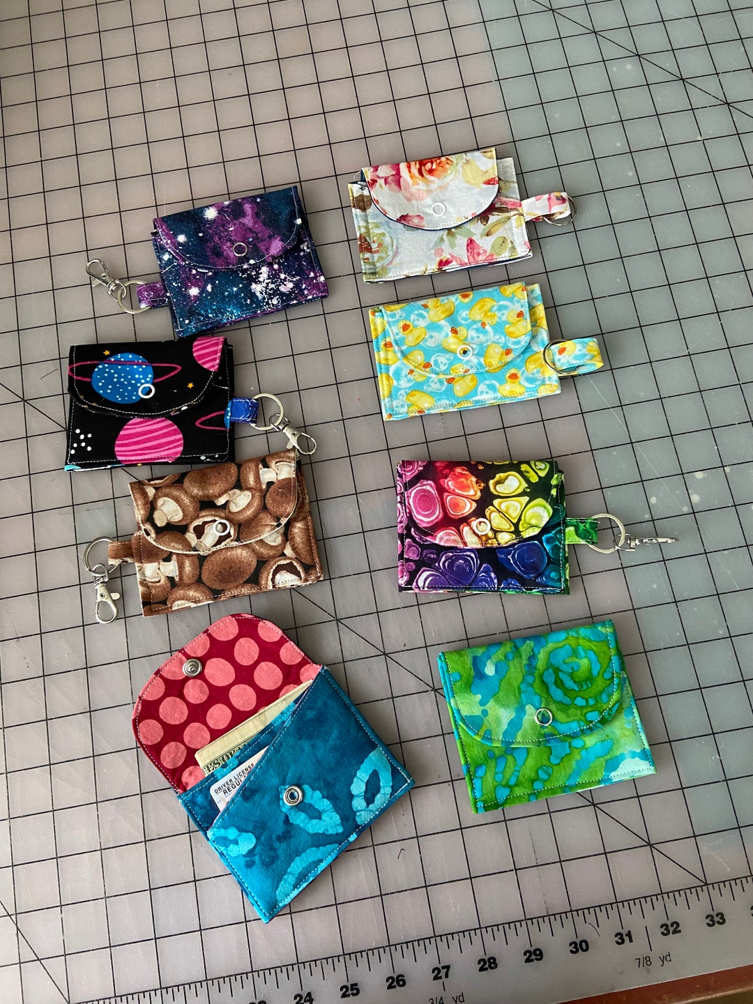 Keychain Wallet - Etsy