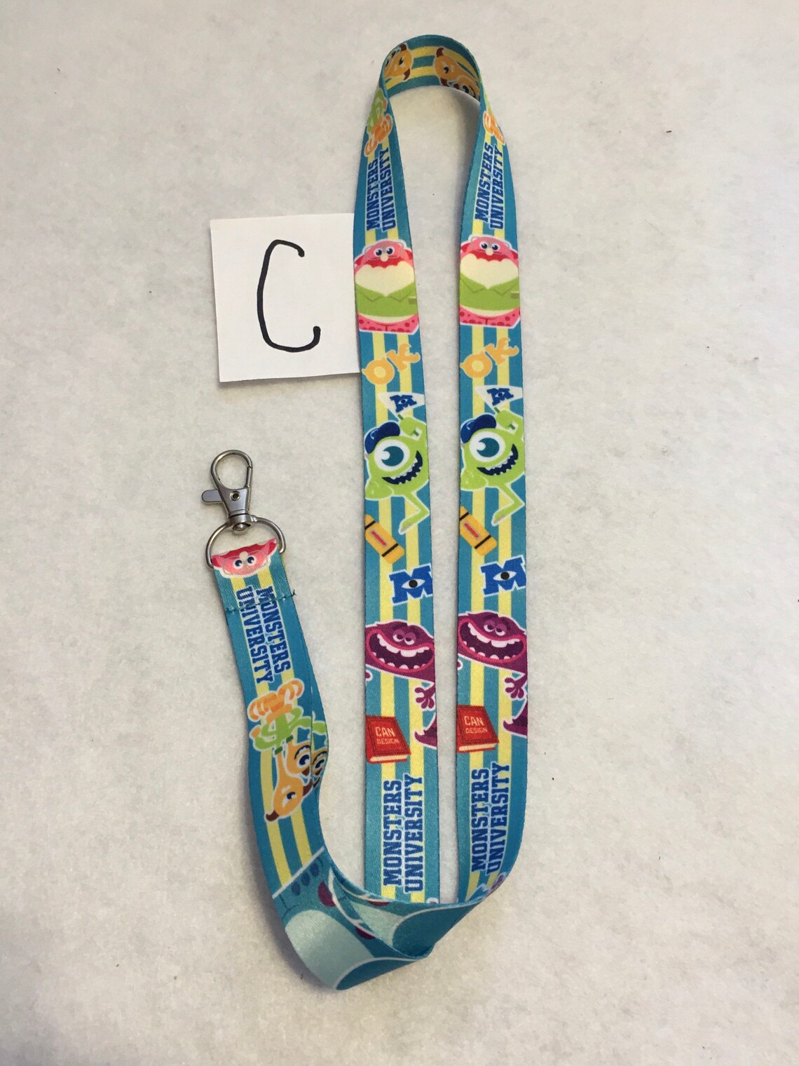 MONSTERS Disney Lanyards ID Holder Badge Holder Keychain - Etsy