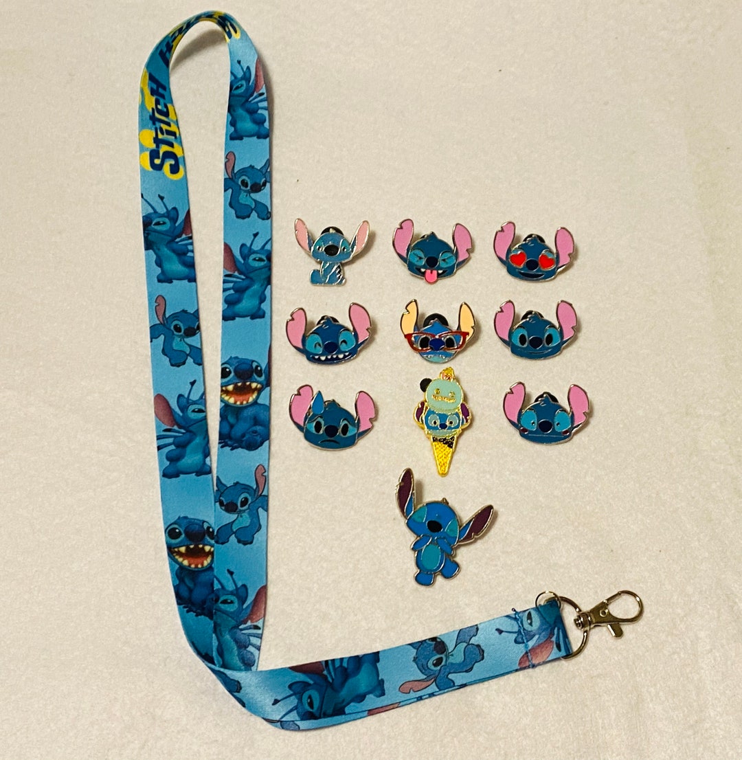 LILO & STITCH Disney Pins Lanyard Set - Lanyard Starter Set - Trading ...