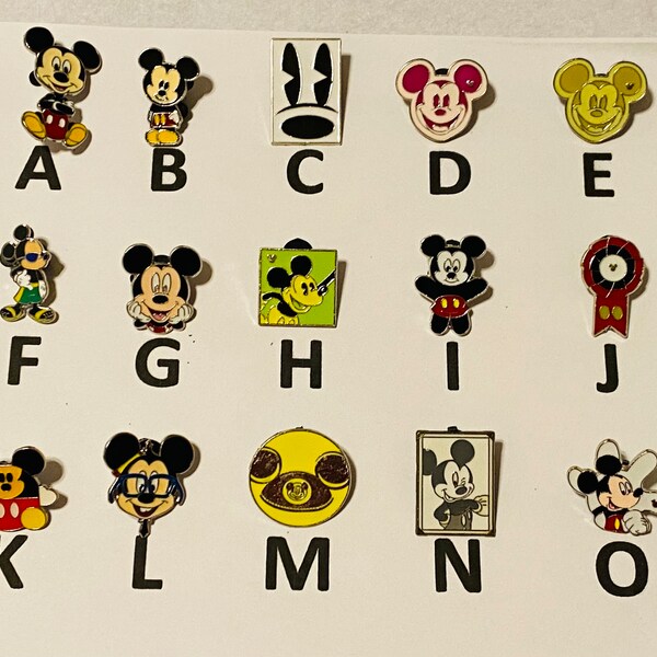 Mickey Mouse Vintage Pins - Etsy