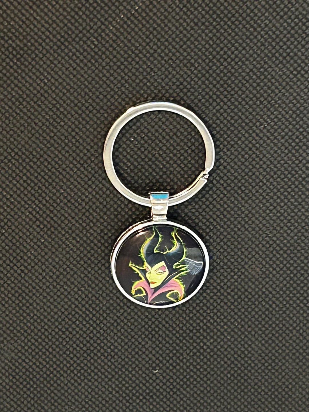MALEFICENT Iconic Keychain Keyring Disney Villains - Etsy