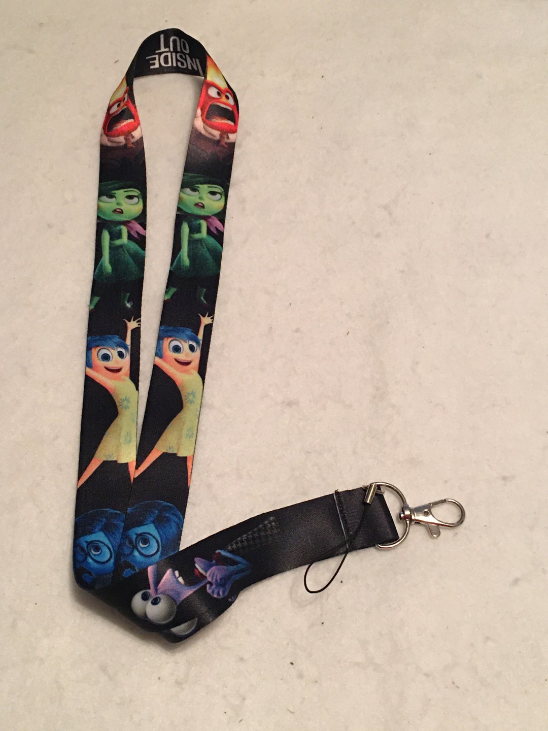 INSIDE OUT Disney Lanyard ID Holder Badge Holder Keychain - Etsy