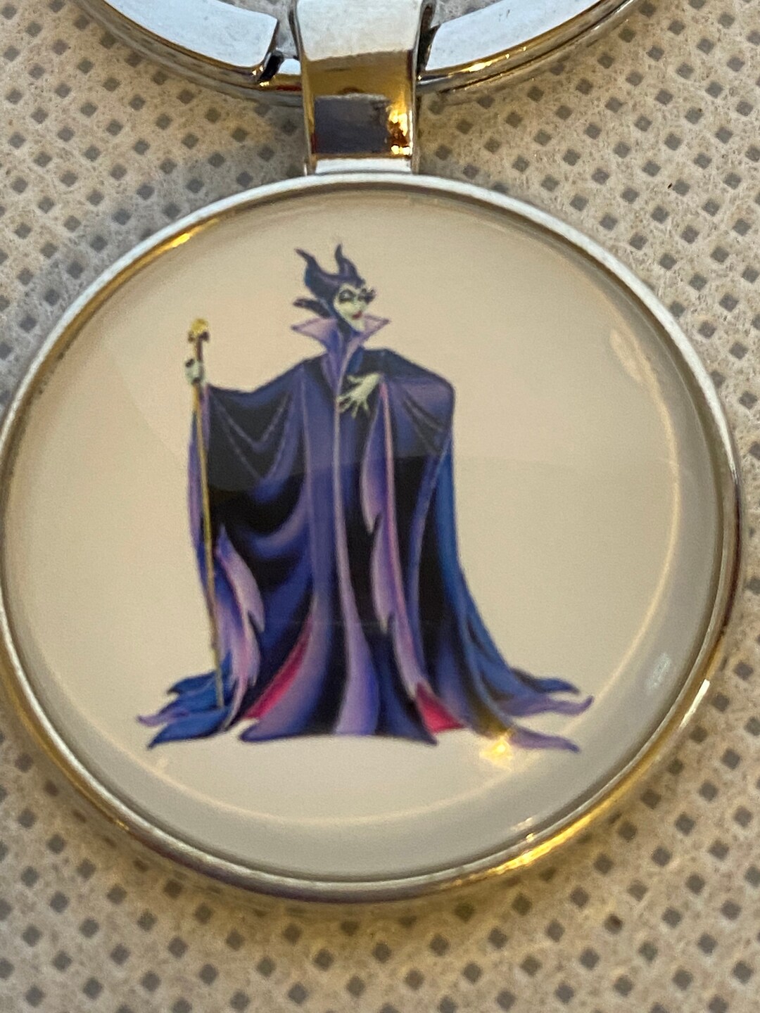 MALEFICENT Keychain Keyring Disney Villains - Etsy