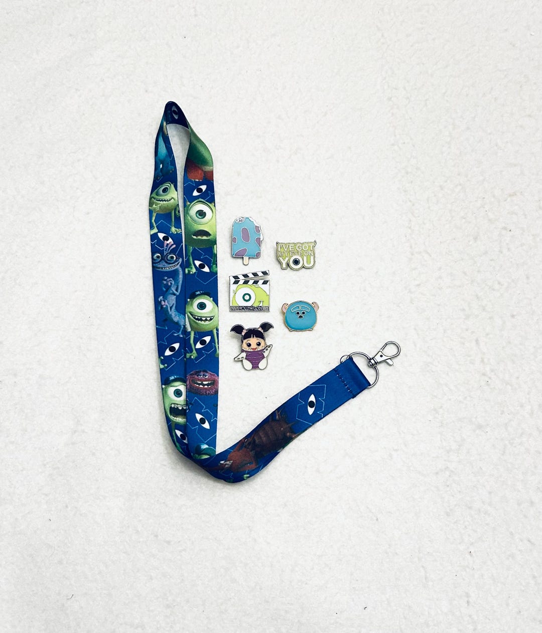 MONSTERS Disney Pins Lanyard Set - Lanyard Starter Set - Trading Pin ...