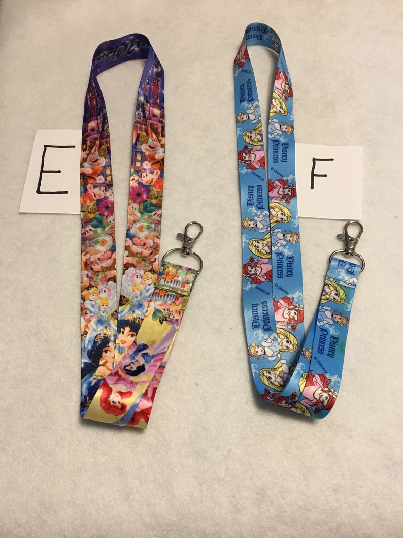 PRINCESS Disney Pins Lanyard Set Lanyard Starter Set | Etsy
