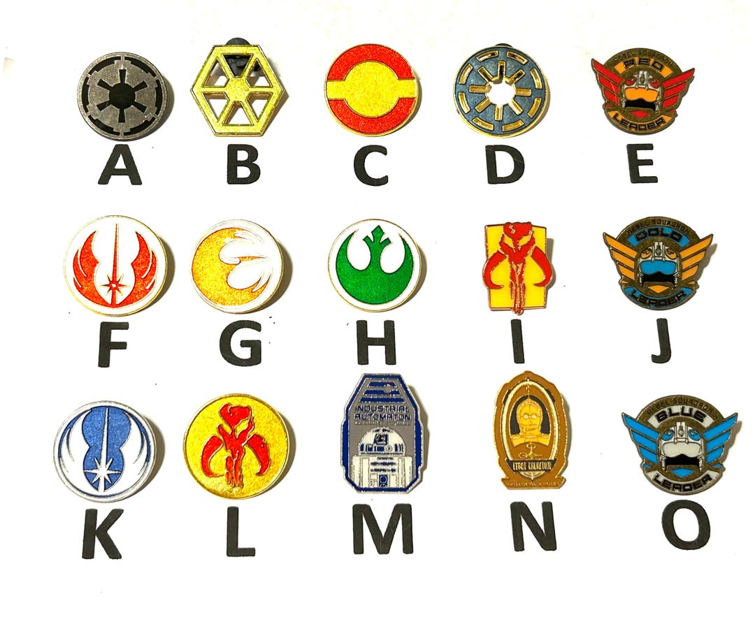 Disney Pins #5 - Your Choice - Star Wars Emblems - Etsy