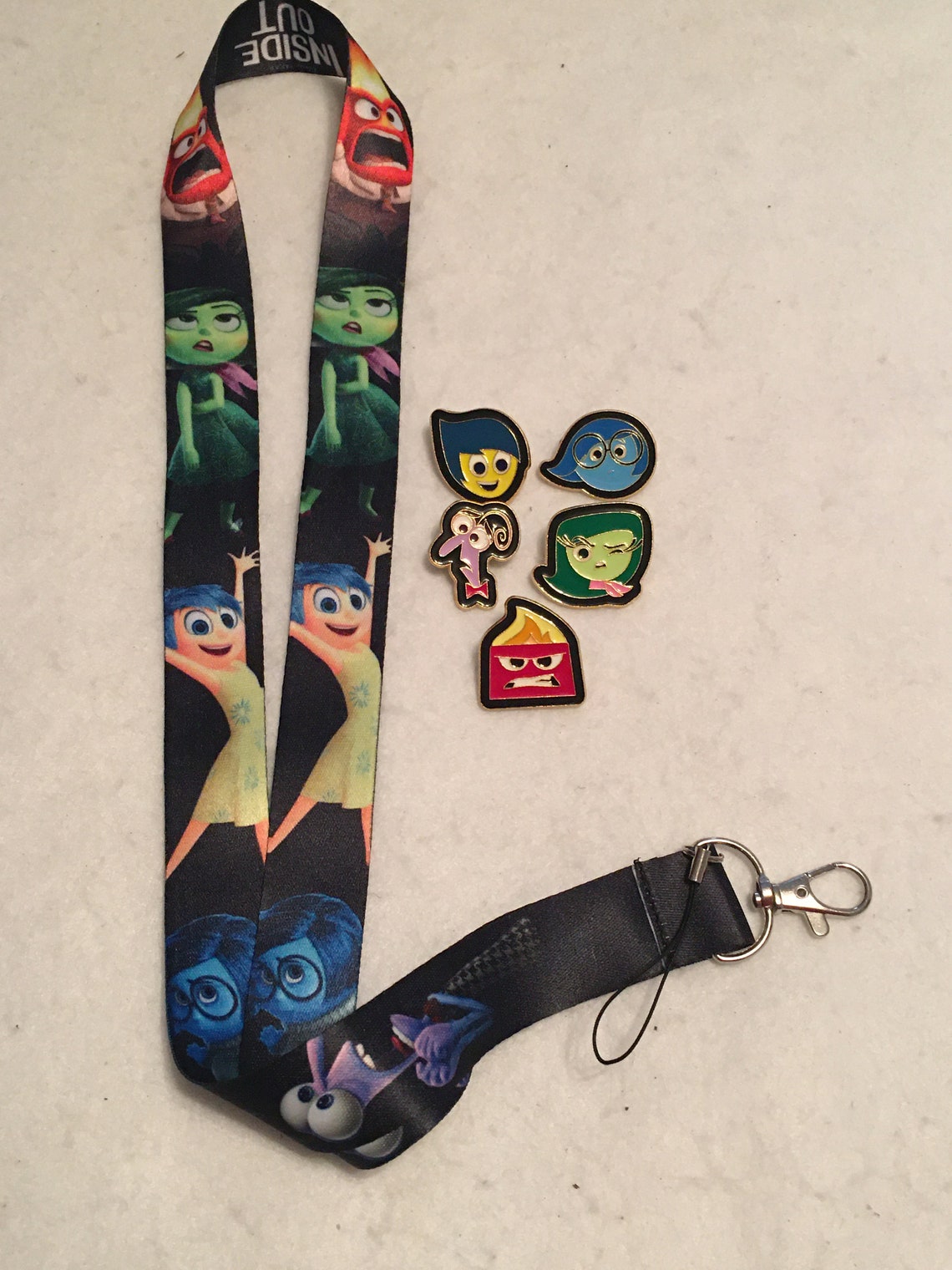 INSIDE OUT Disney Pins Lanyard Starter Set Lanyards / Disney | Etsy