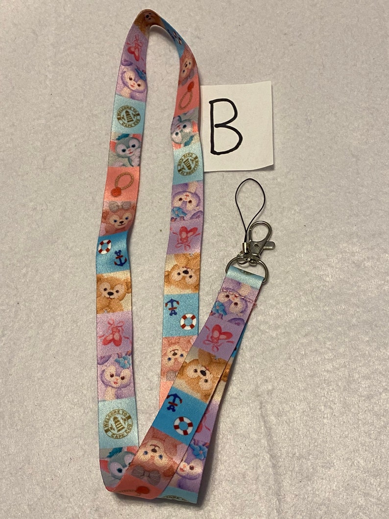 DUFFY BEAR / SHELLIE May Disney Pins Lanyard Starter Set - Etsy UK
