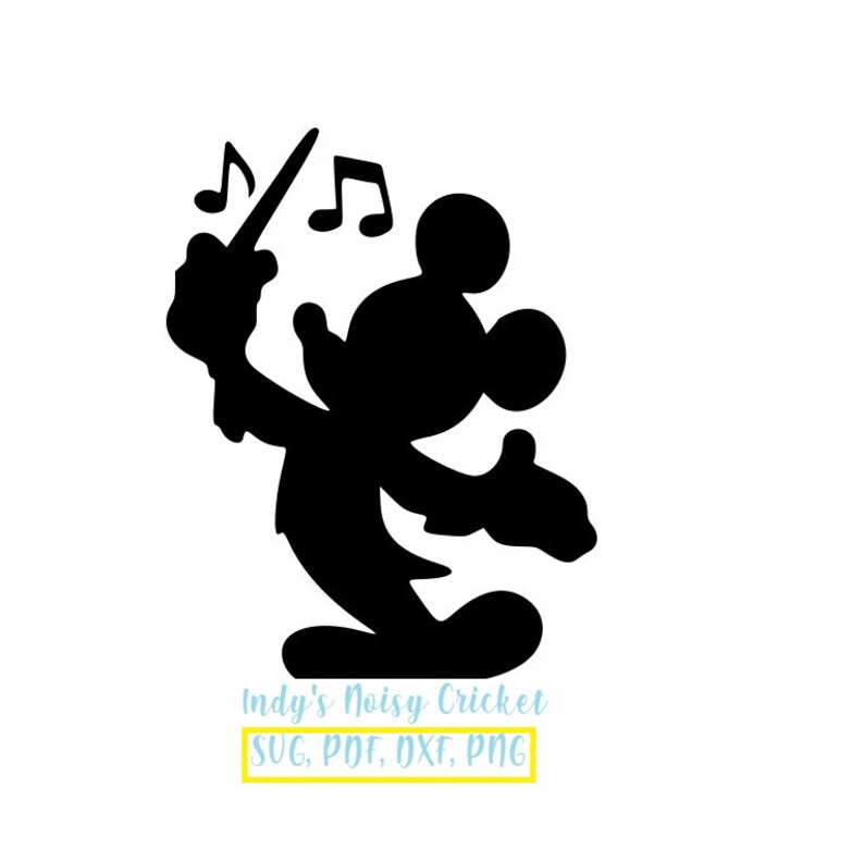 Disney Mickey Mouse Music Conductor Orchestra Musical | Etsy