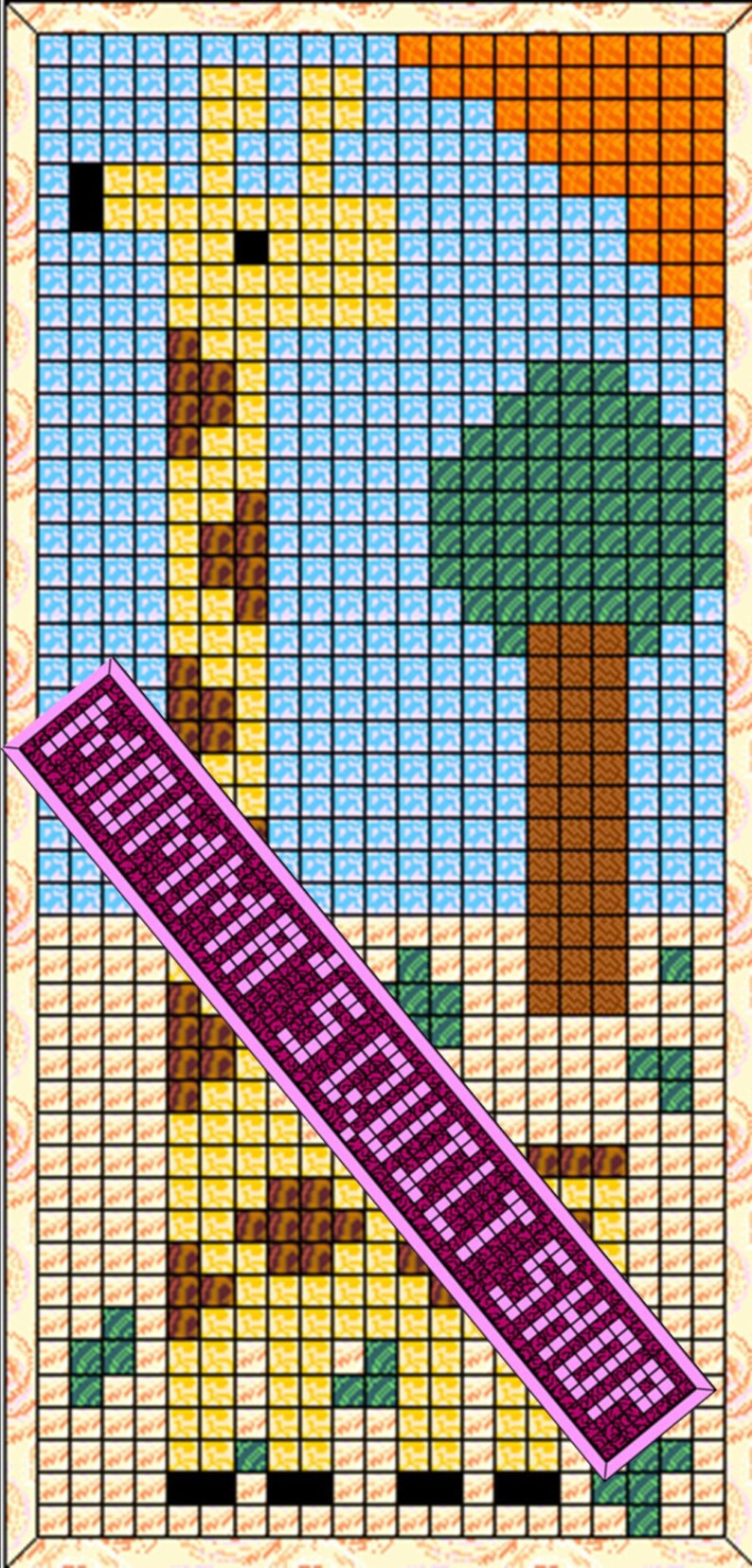 Giraffe Patchwork Quilt Block Pattern - Etsy