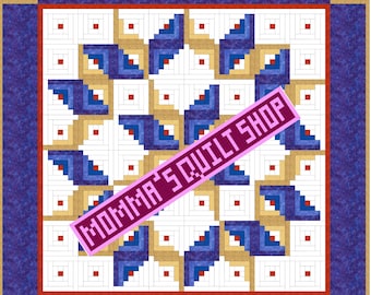 Starring Log Cabin Quilt Pattern - Etsy