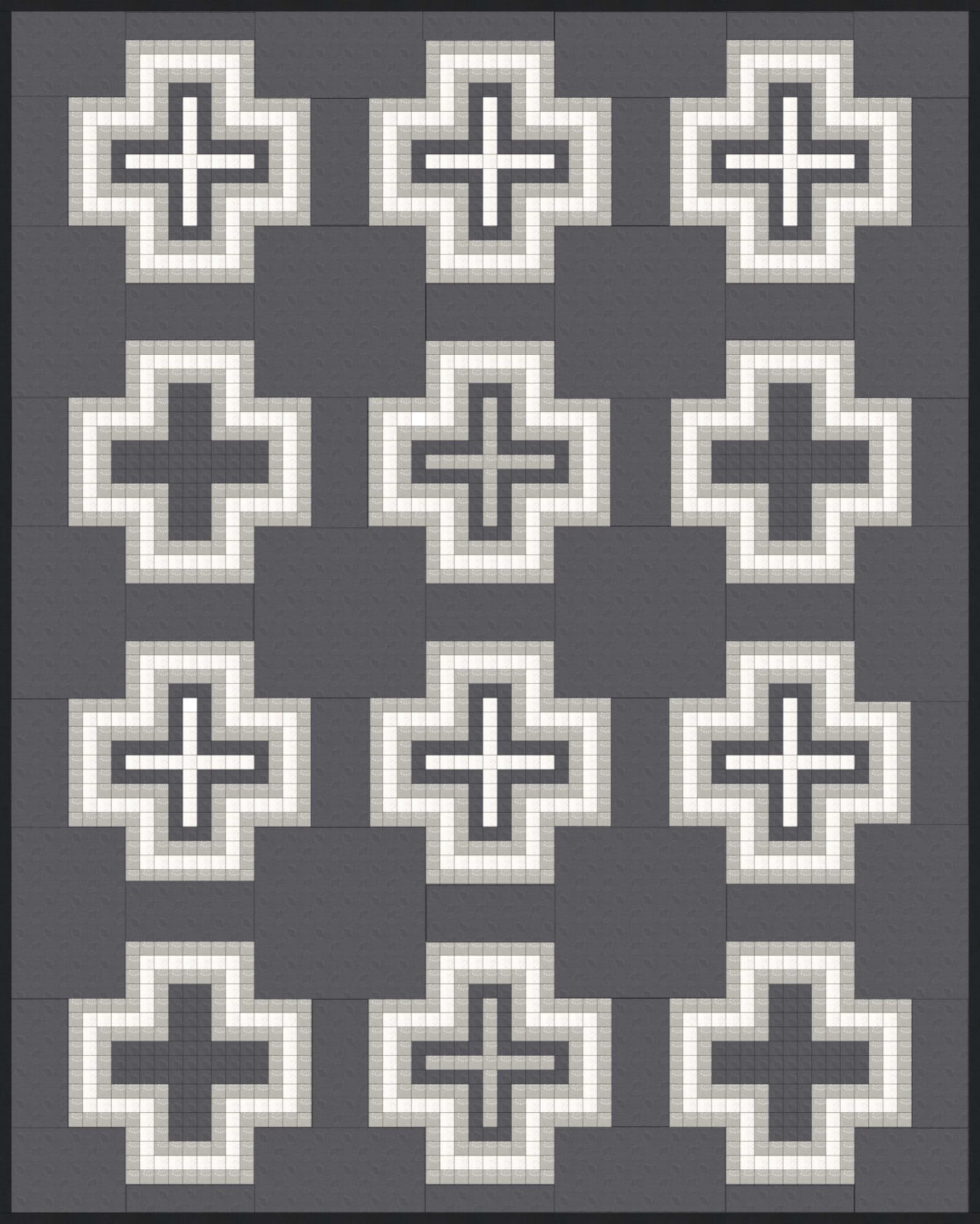 Pendleton Wool Blanket Patchwork Quilt Pattern Full Size PDF DOWNLOAD ...