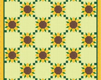 Rose Quilt Pattern Twin / Full Size PDF Instant Download - Etsy