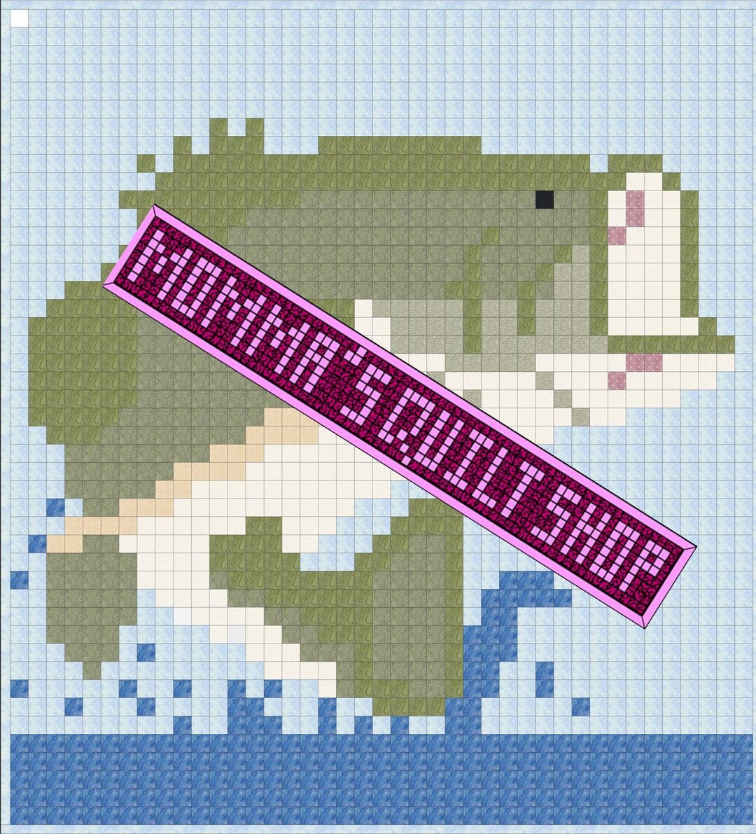 Bass Fish Full Size Quilt Pattern PDF INSTANT DOWNLOAD - Etsy