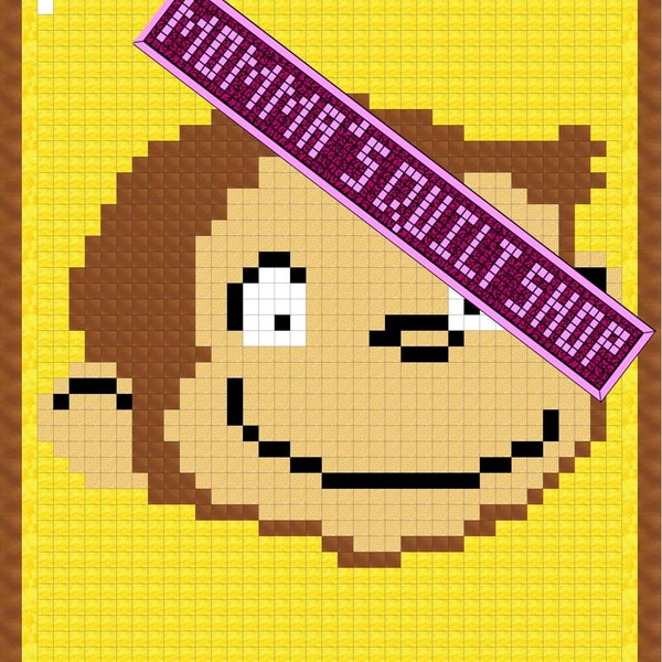 Curious George Cross Stitch Pattern - Etsy