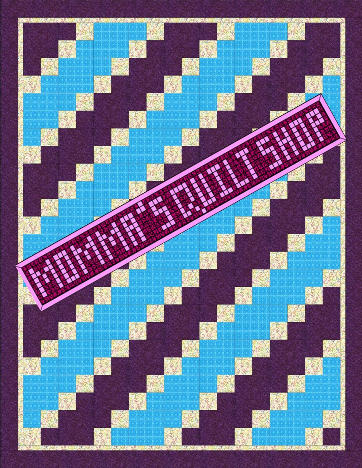 Easy 4-patch Twin Size Quilt Quilt Pattern Two Patterns in One - Etsy