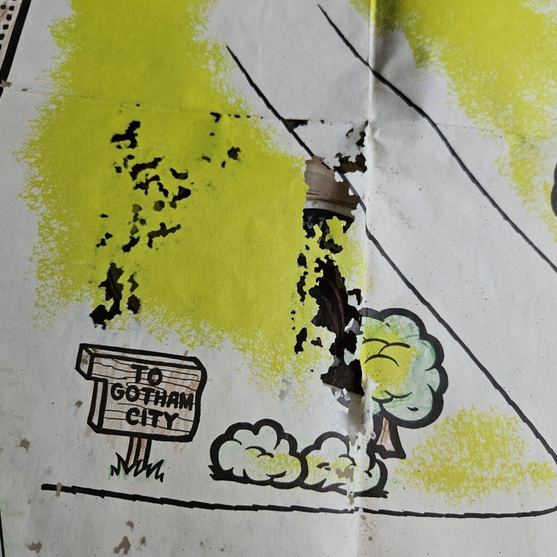 1966 BATMAN Activity Box Whitman Batman & Robin TV Show Punchouts ...