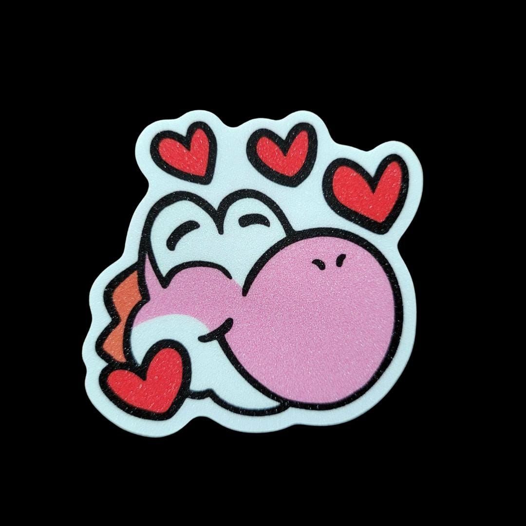 Heart Yoshi Sticker - Etsy