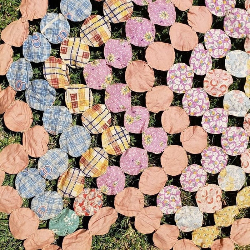 Yo Yo Quilt - Etsy
