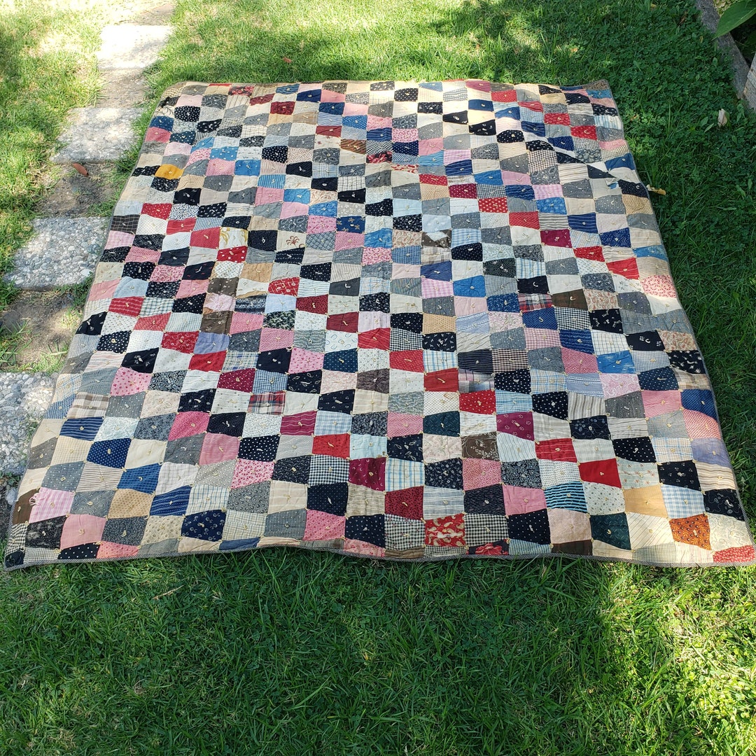 Trapezoid or tumbler Quilt From the Late 19th - Etsy UK