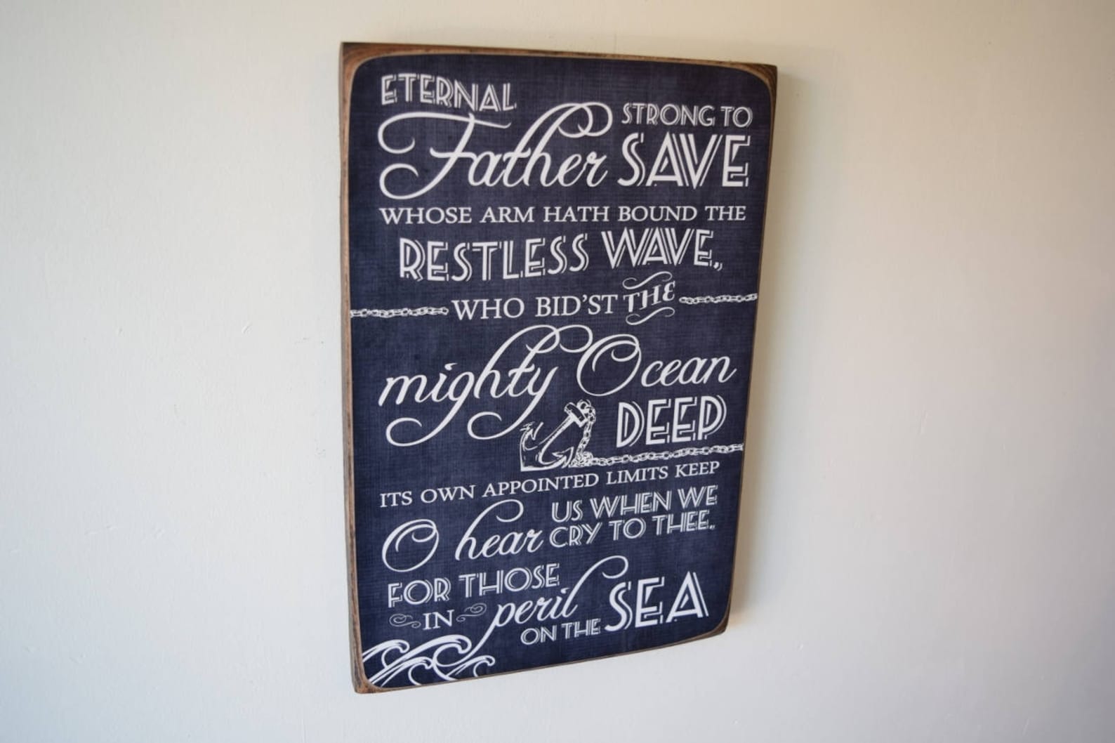 Sailor Prayer Sign Wood Sailor Navy Sign Deployment Sign | Etsy