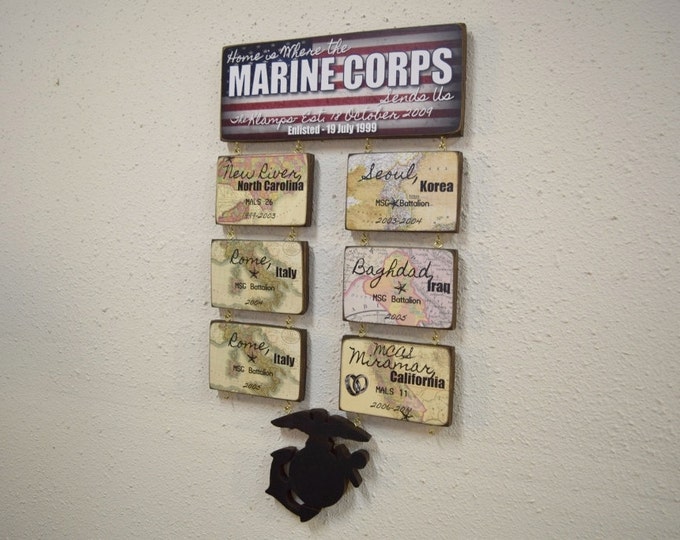Marine Corps Home Sign US Marines Sign Marine Corps Sign - Etsy