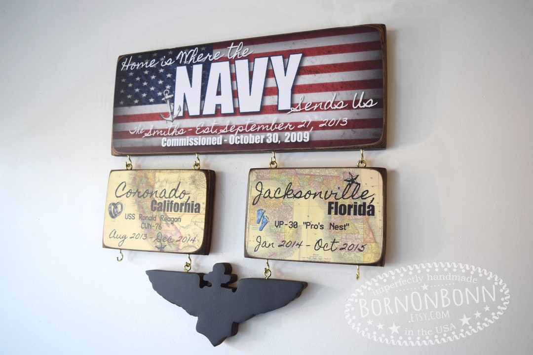 Navy Gift, Us Navy Gift, Navy Graduation, Navy Sign, Submarine Gift ...