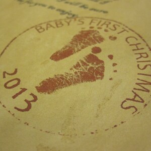 Baby's First Christmas Letter From Santa Claus CUSTOM on Vintage Paper ...
