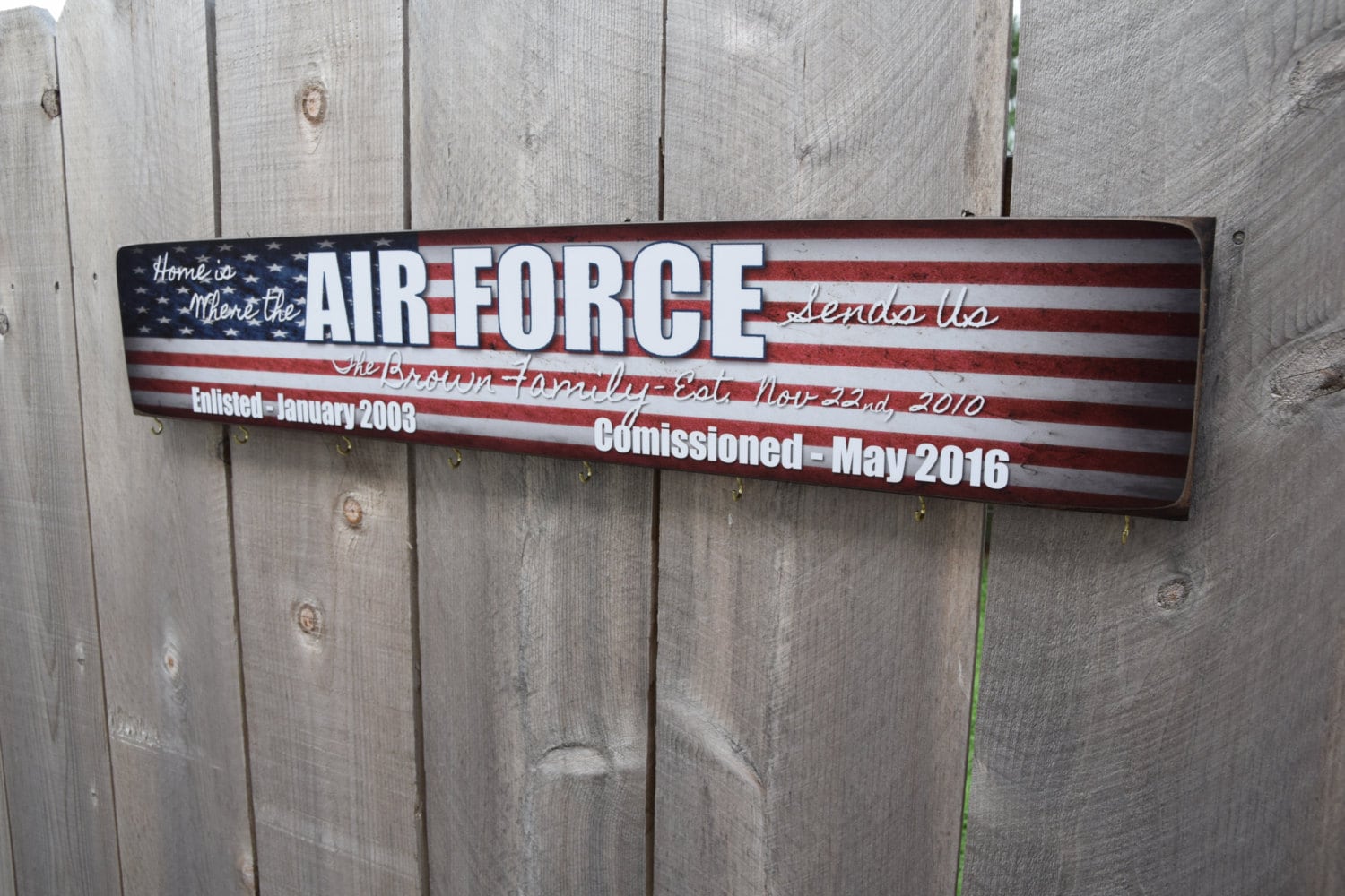 Air Force Sign - Extra Large - "home is Where the Air Force Sends Us ...