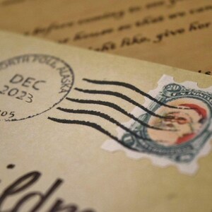 Baby's First Christmas Letter From Santa Claus CUSTOM on Vintage Paper ...
