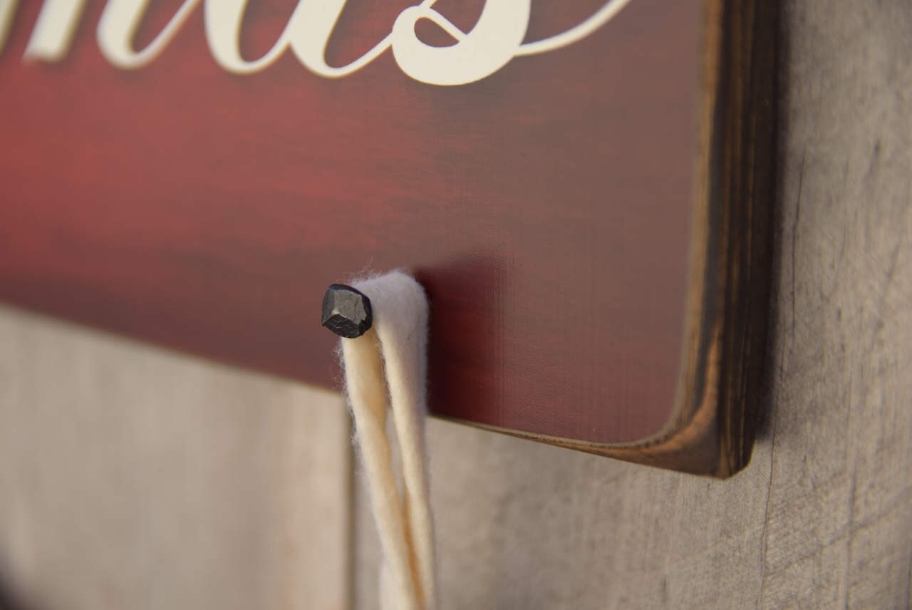 Red Stocking Wall Hanger Décor for Christmas Stocking Hanger - Etsy