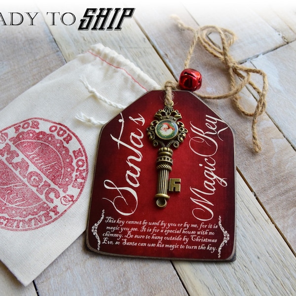 Santa Key - Etsy