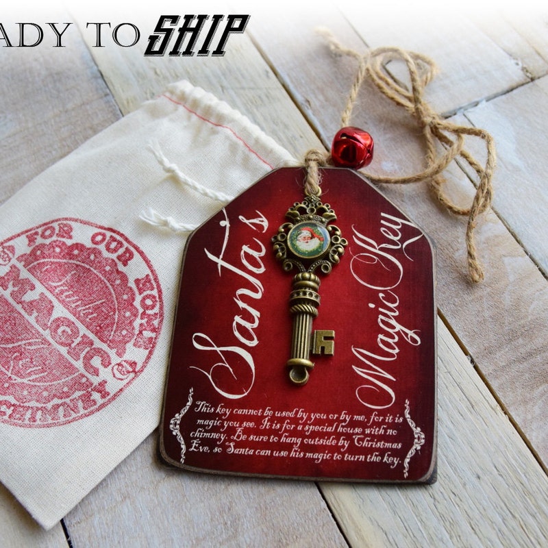 Santa Key - Etsy