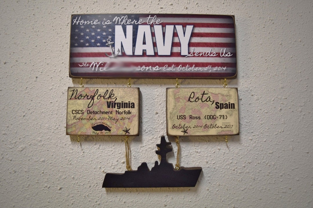 Navy Gift Us Navy Gift Navy Graduation Navy Sign Submarine - Etsy