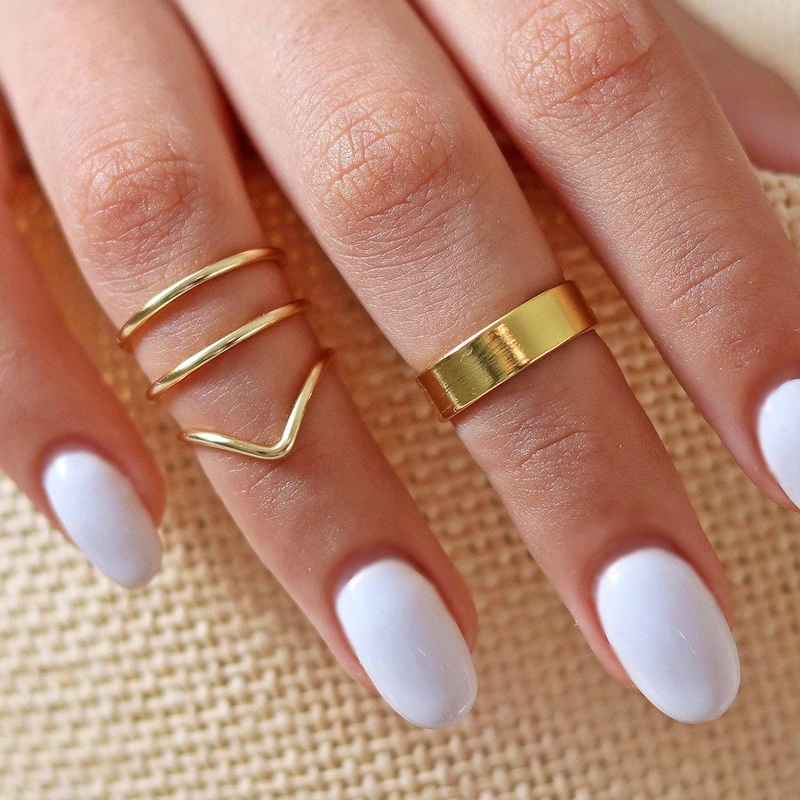 Knuckle Ring Gold - Etsy