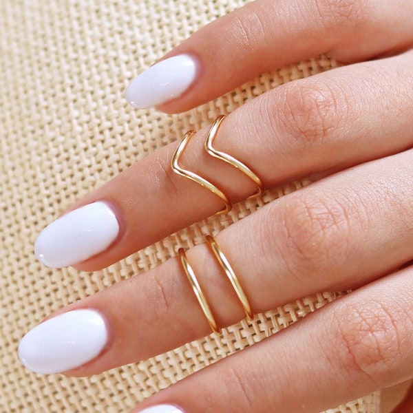 All Fingers Ring Set - Etsy
