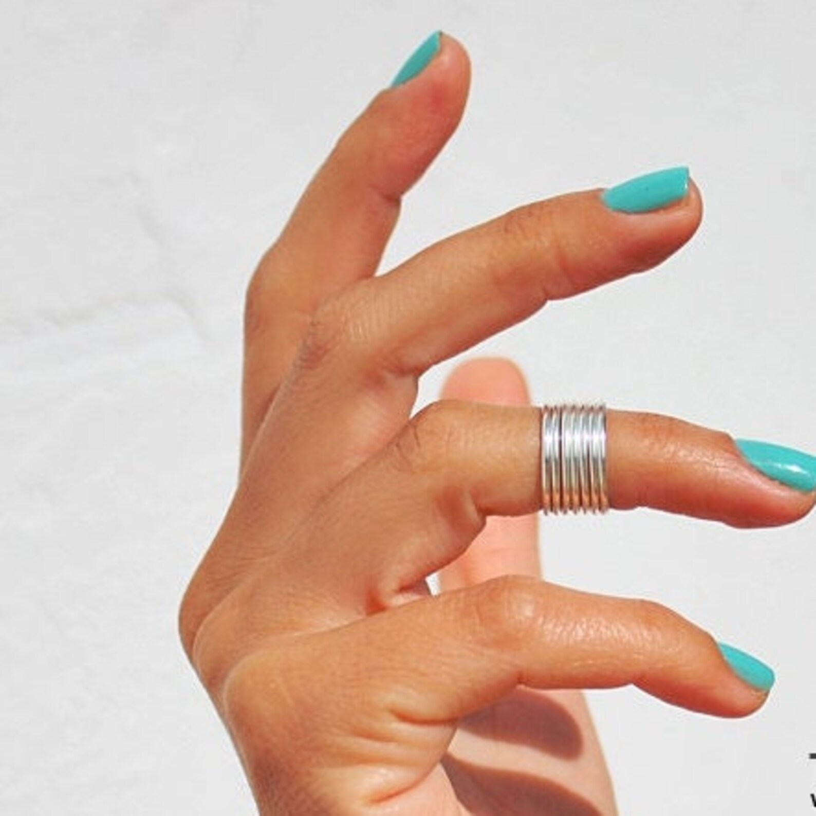 7 Knuckle Rings Midi Ring Silver Knuckle Ring Rose Gold - Etsy