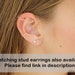 Moon Phases Conch Piercing, Cartilage Earring, Celestial Daith Earring ...