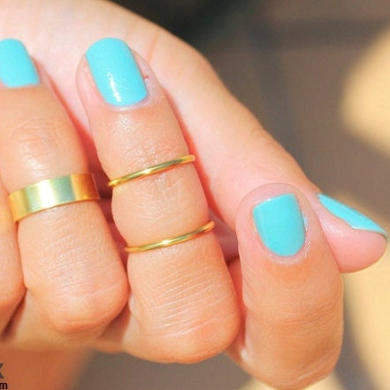 New Gold Knuckle Ring Set of 3 Above the Knuckle Rings - Etsy