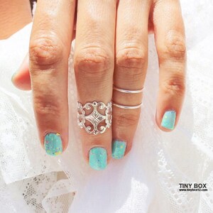 3 Cute Knuckle Ring Set Knuckle Rings Stacking Ring, Stacking Rings ...