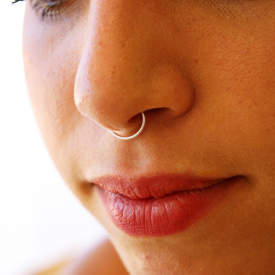 1 Faux Septum Ring Fake Septum Ring Septum Ring Faux - Etsy