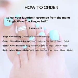 Make Wave (s) Toe Ring, Silver Toe Ring, Summer Jewelry, Toe Ring ...