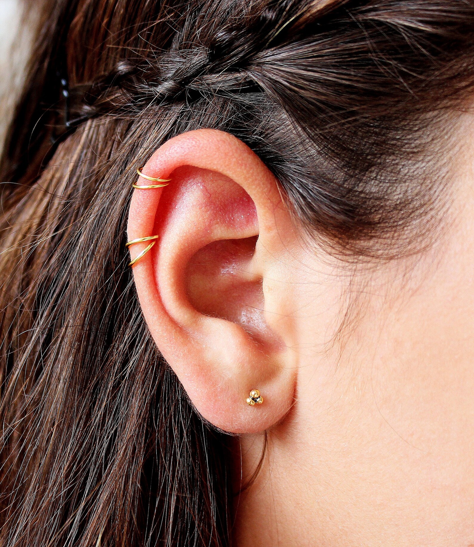 Rook Hoop Daith Piercing Jewelry Tiny Hoop Earrings Rook | Etsy