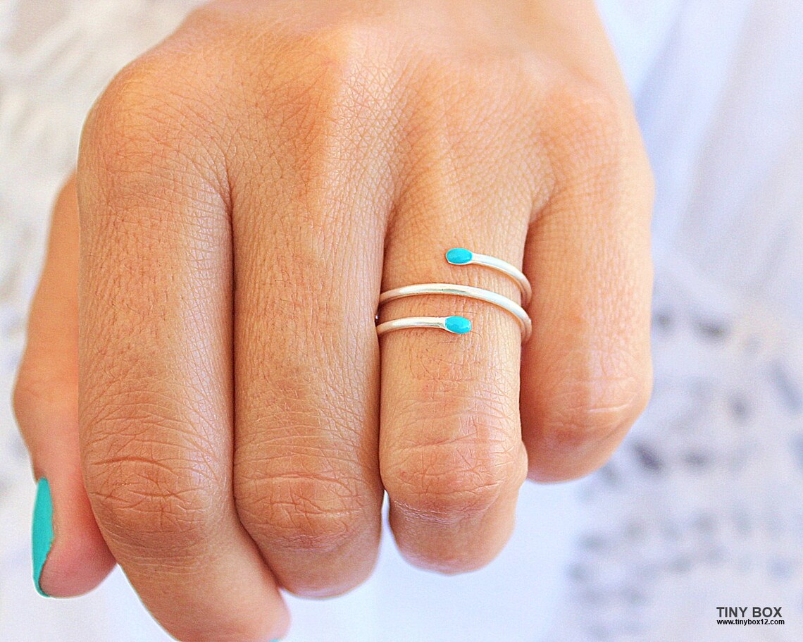 Unique Statement Ring Turquoise Statement Ring Turquoise - Etsy