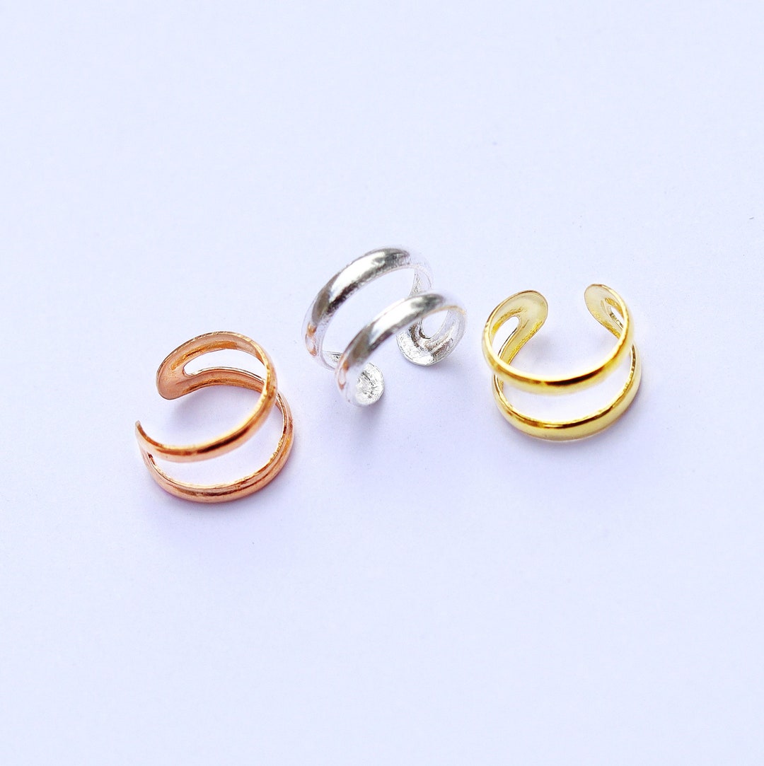 Fake Double Nose Ring, Fake Nose Ring, Nose Cuff No Piercing , Nosecuff ...