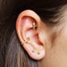 Snake Rook Piercing Gold Rook Earring Small Rook Jewelry Snake Earrings Rook Piercing Jewelry ...