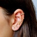 Snake Rook Piercing Gold Rook Earring Small Rook Jewelry Snake Earrings Rook Piercing Jewelry ...